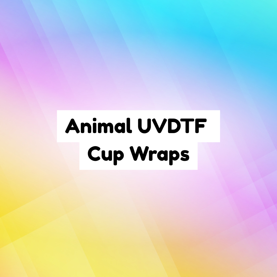 Animal UVDTF Cup Wraps – LadyLuxeCrystals